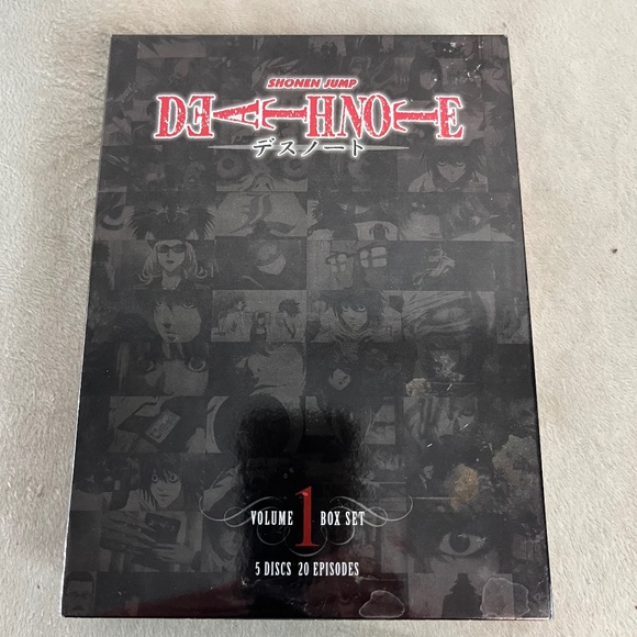 Media | Shonen Jump Death Note Volume 1 Dvd Box Set 5 Discs 2 Episodes ...